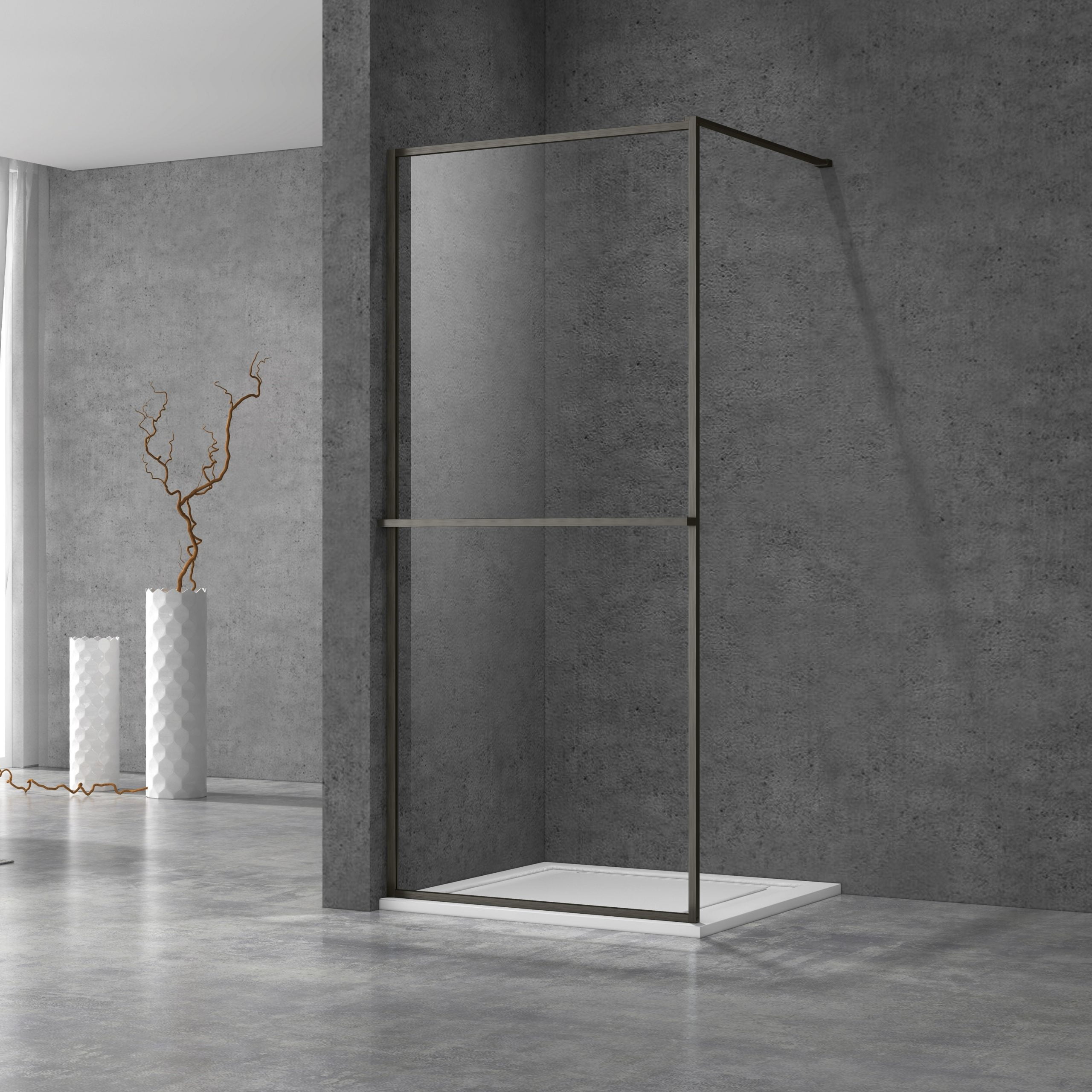 Voordelig een design inloopdouche bestellen - Voordelig Sanitair